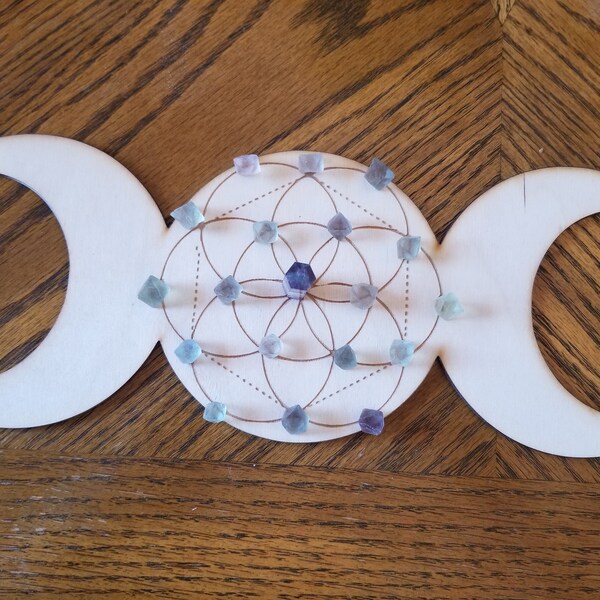 Seed of Life Crystal Grid - Etsy