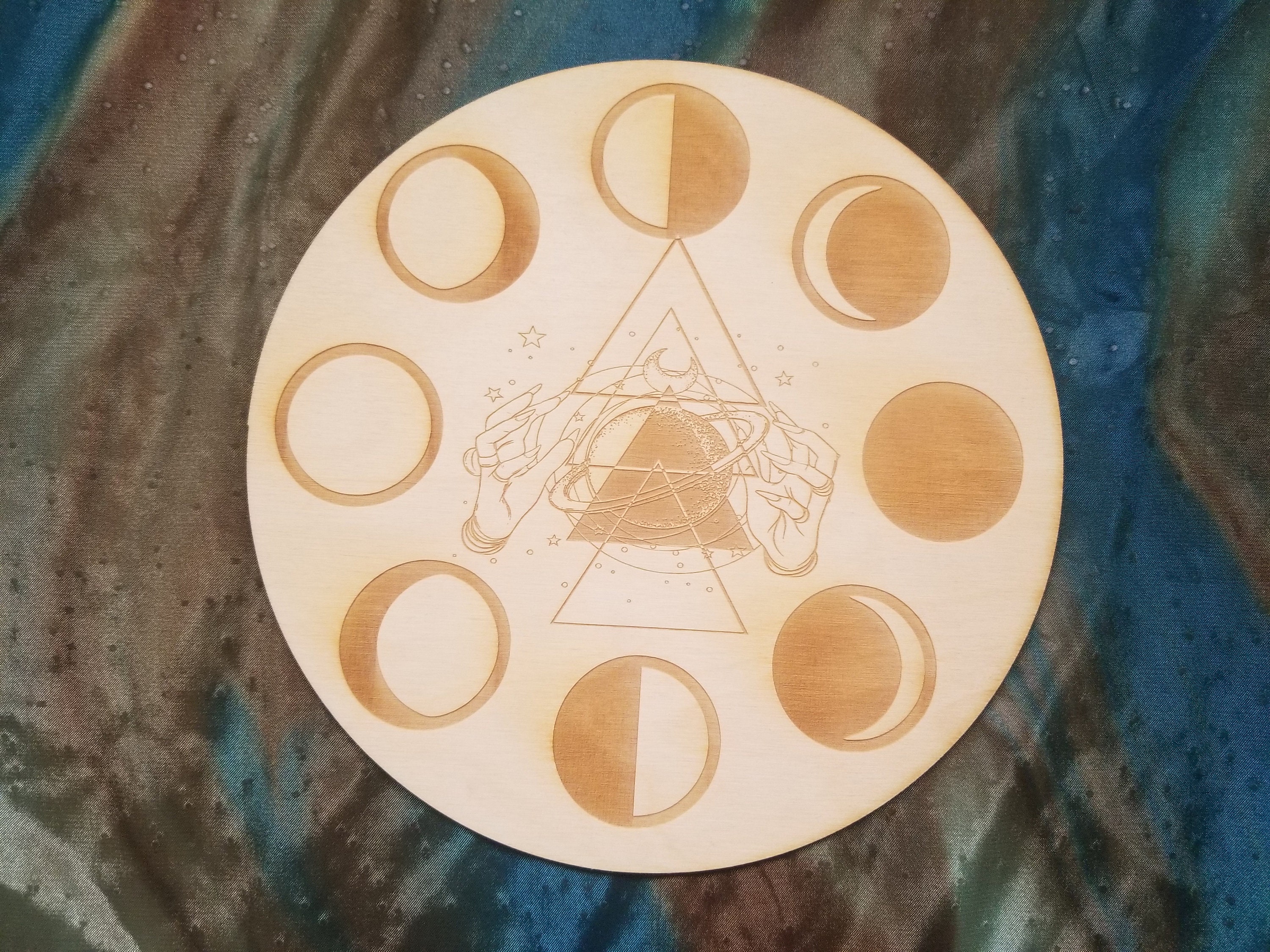 Gypsy Moon Phase Crystal Grid - Etsy