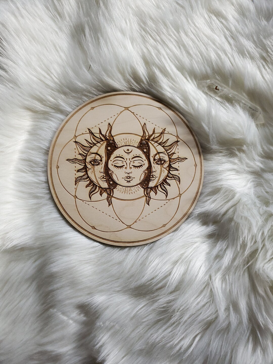 Sun and Moon Seed of Life Crystal Grid - Etsy