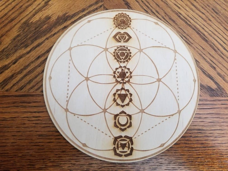 Chakra Seed of Life Grid - Etsy