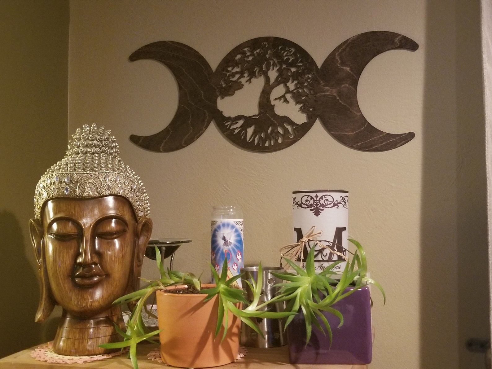 Triple Moon Tree of Life | Etsy