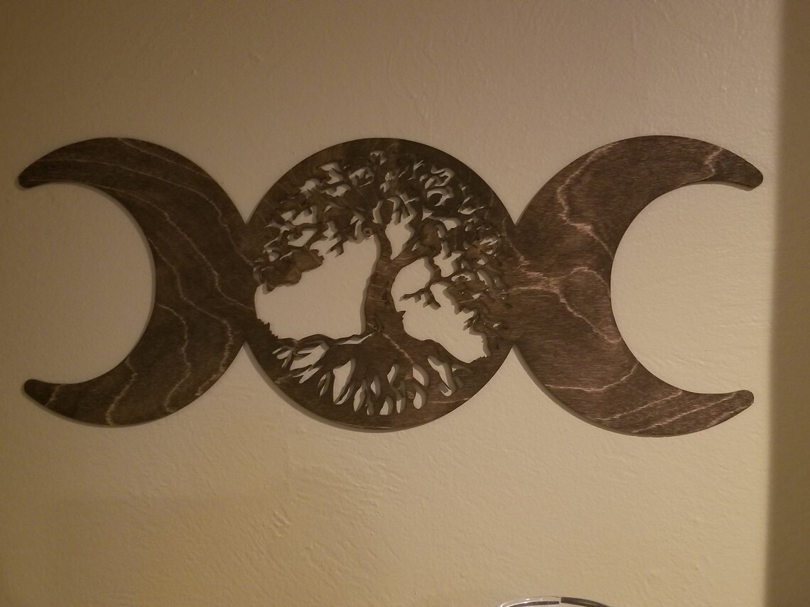 Triple Moon Tree of Life | Etsy