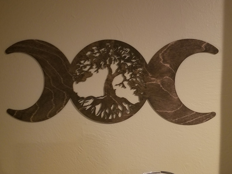 Triple Moon Tree of Life - Etsy