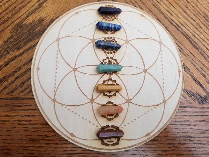 Chakra Seed of Life Grid - Etsy