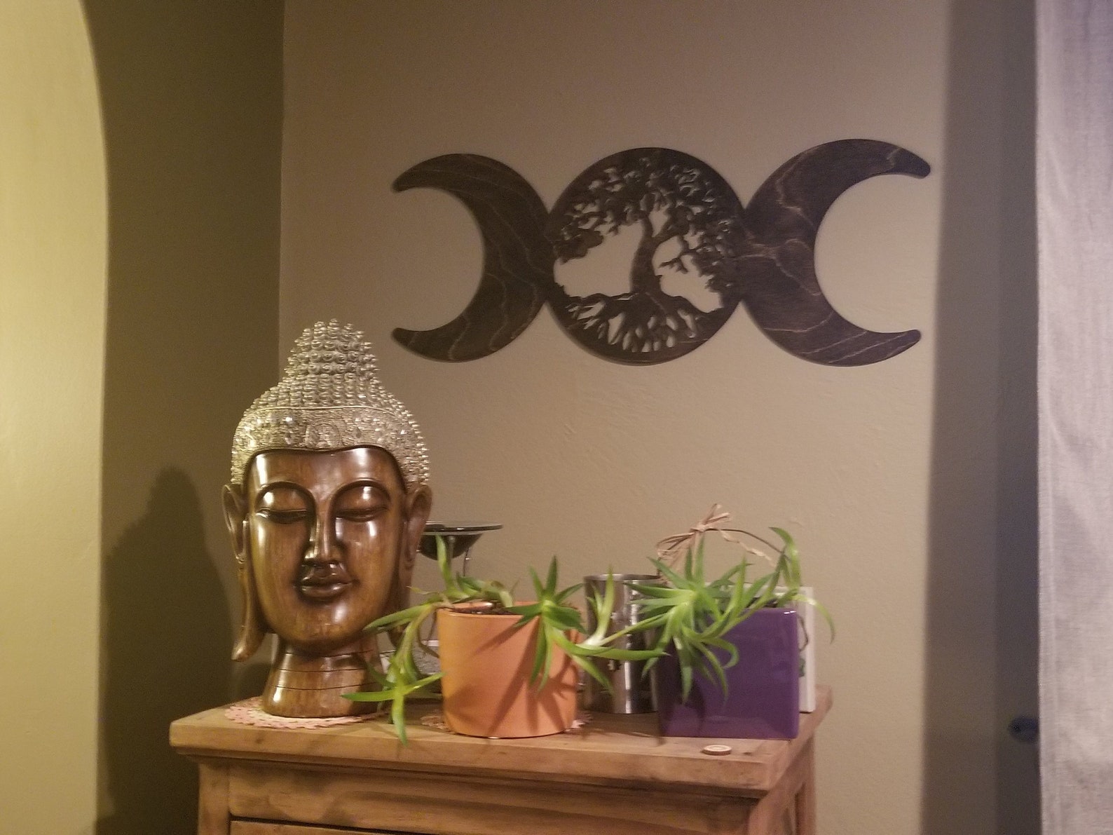 Triple Moon Tree of Life | Etsy