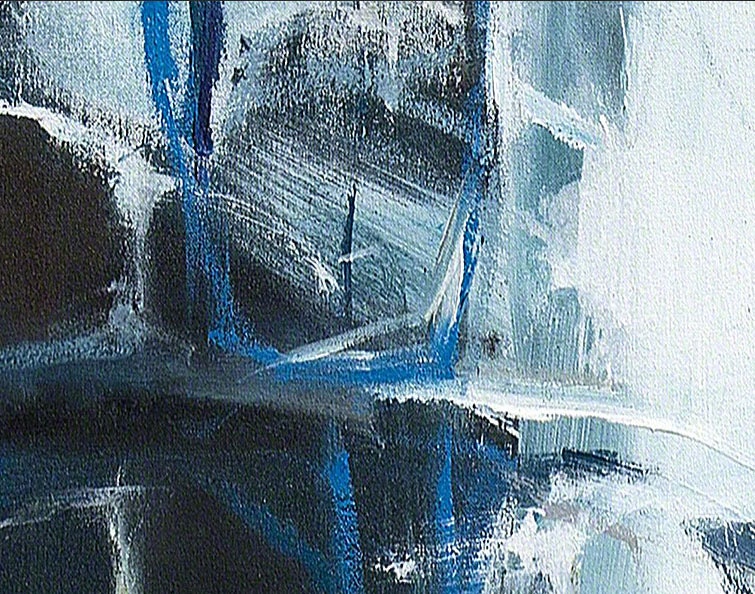 Blue Memory #9, Oil Painting, Abstract Art, Abstract, Abstract Oil ...