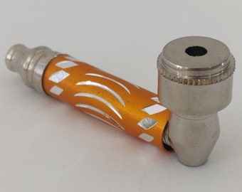 Orange Smoking Pipe - Etsy