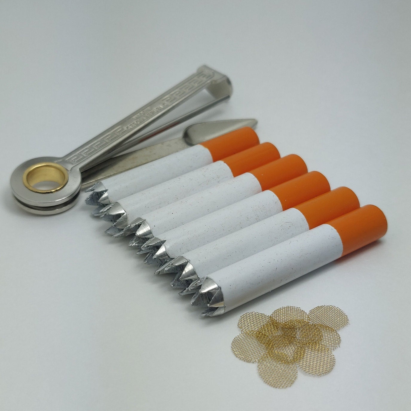 6 Pk Grinder Tip Dugout One Hit Bats cleaning Tool 24 Pipe - Etsy