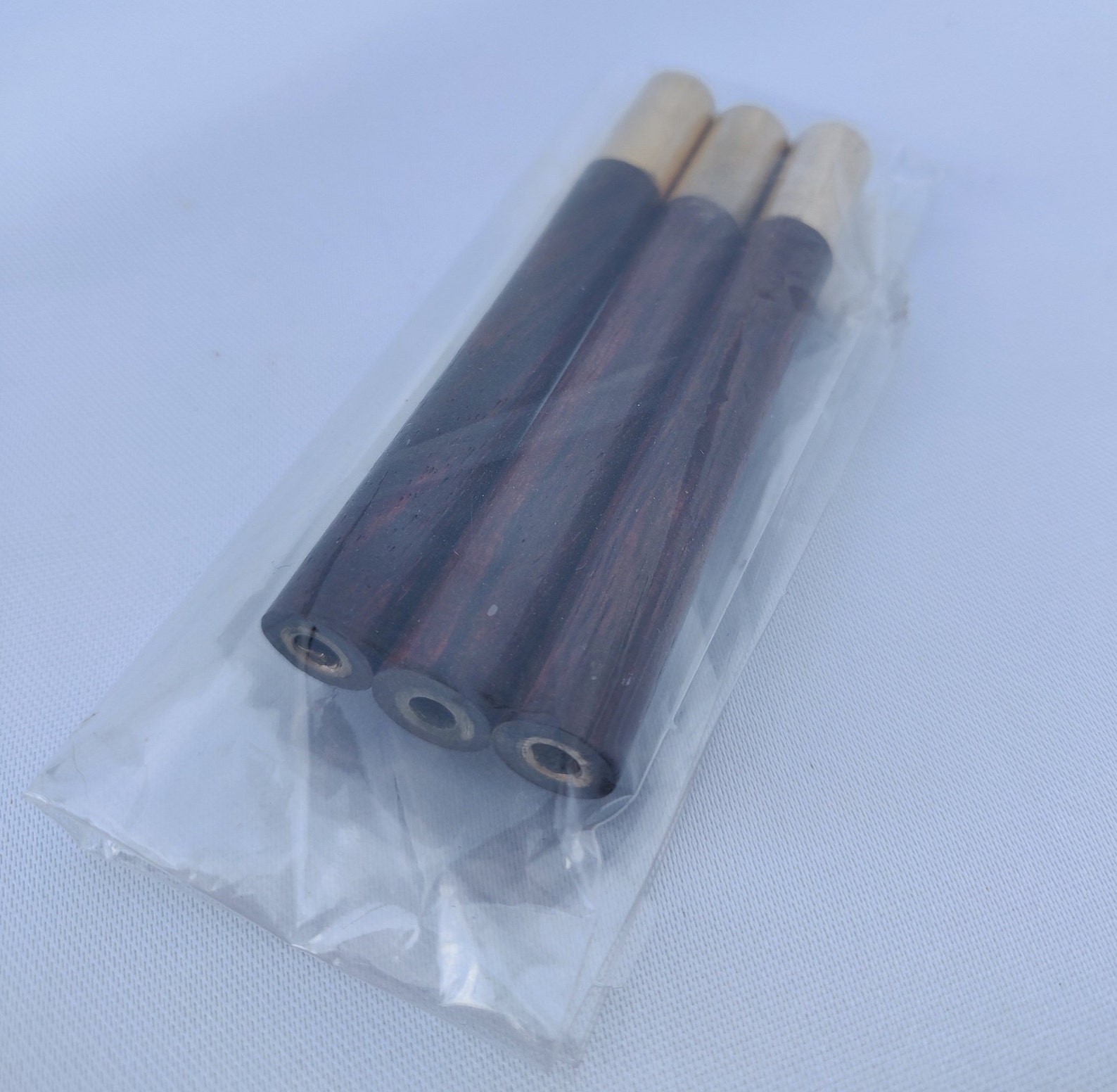 Rosewood & Brass One Hitters Hand Made Pipe 3 Brass - Etsy