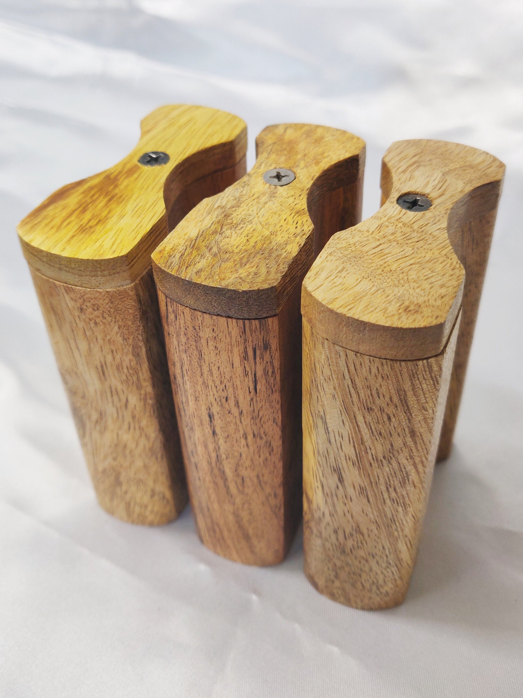 Mango Wood Dugout Smoke Box 2 One Hitter Bats Slot for Mini - Etsy