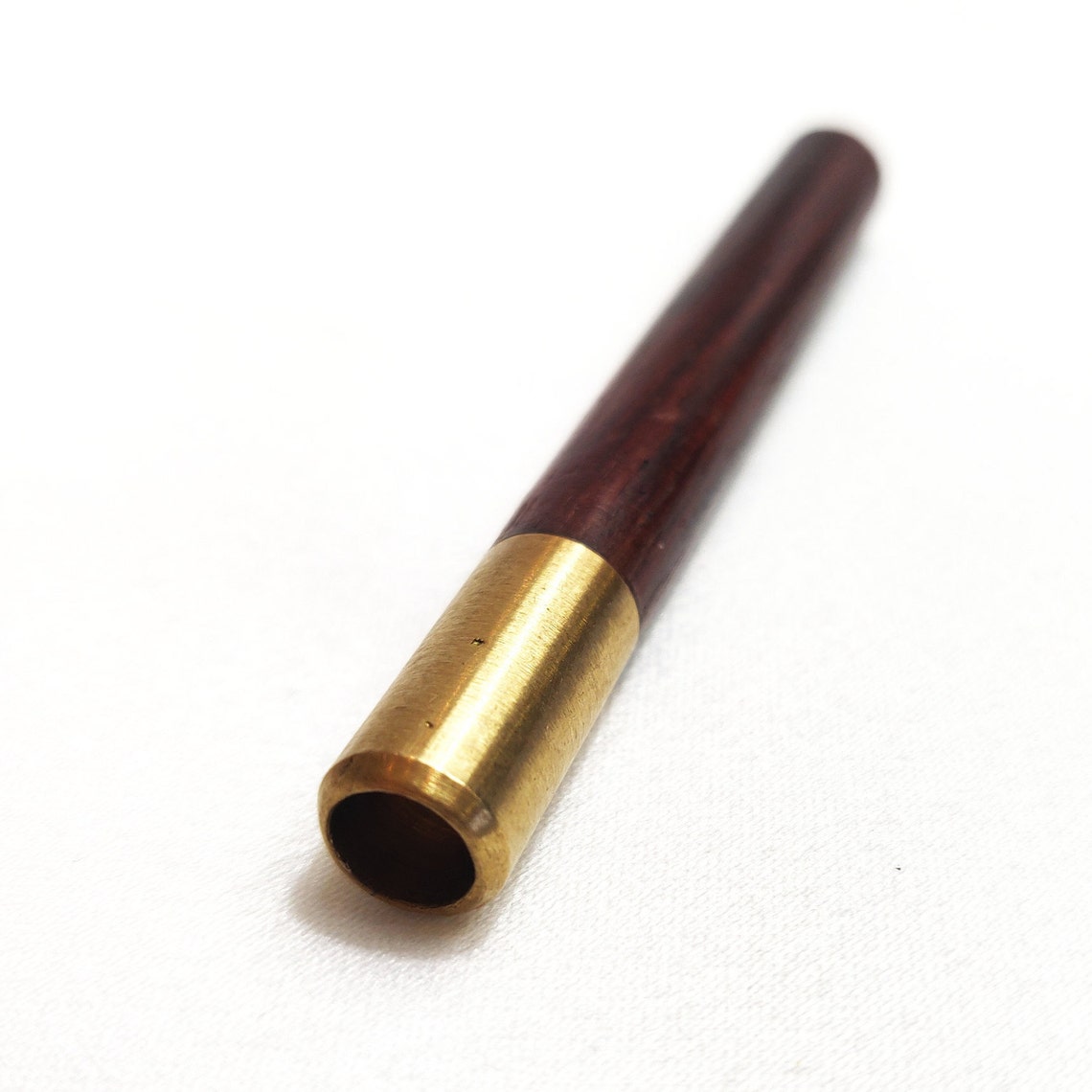 6 Brass One Hitter Pipes W/ Rosewood Adornment - Value Pack One Hitter ...