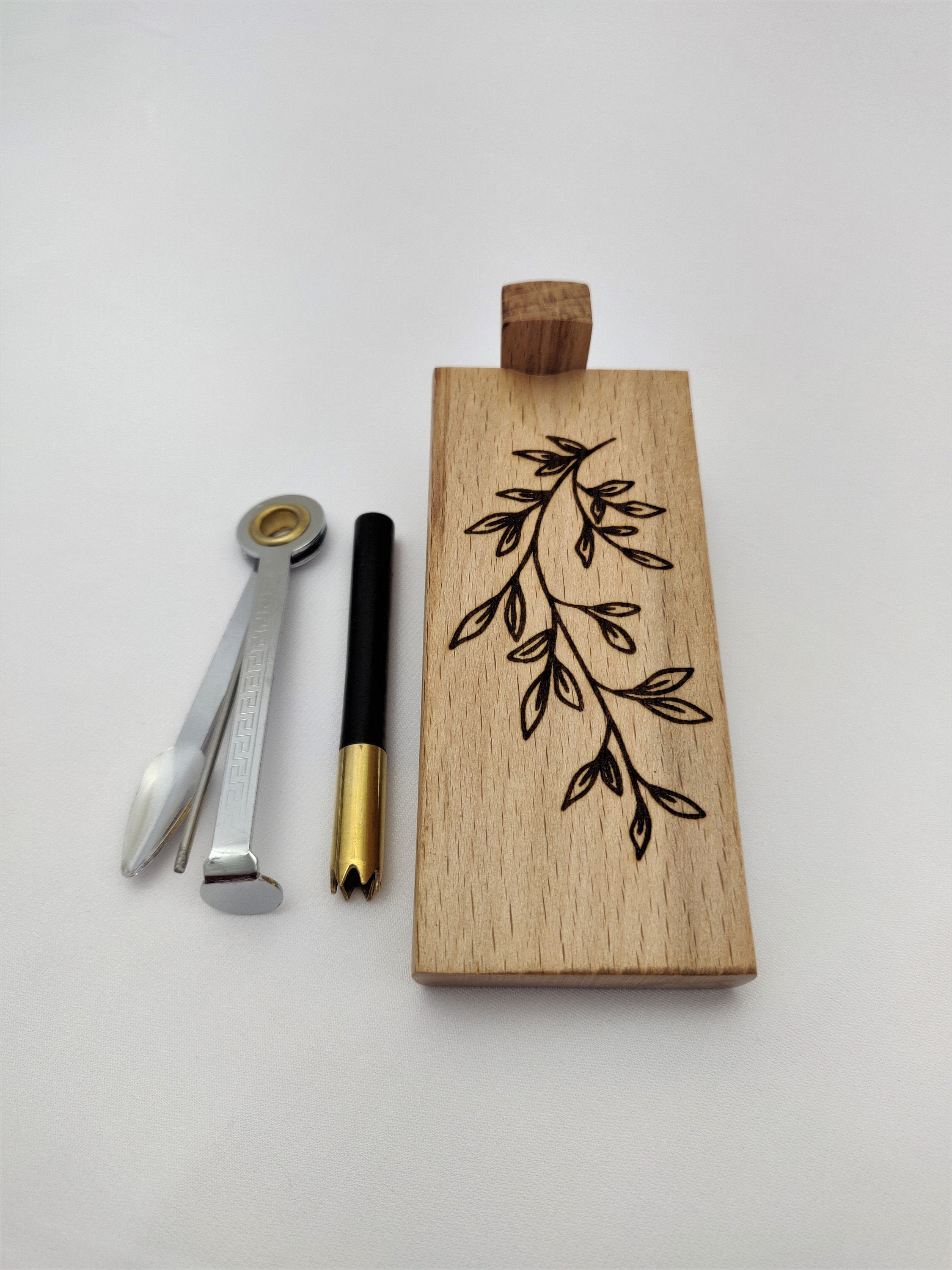 Leaf One Hitter Wooden Dugout Stash Box, Brass Bat W/ Wood Adornment ...