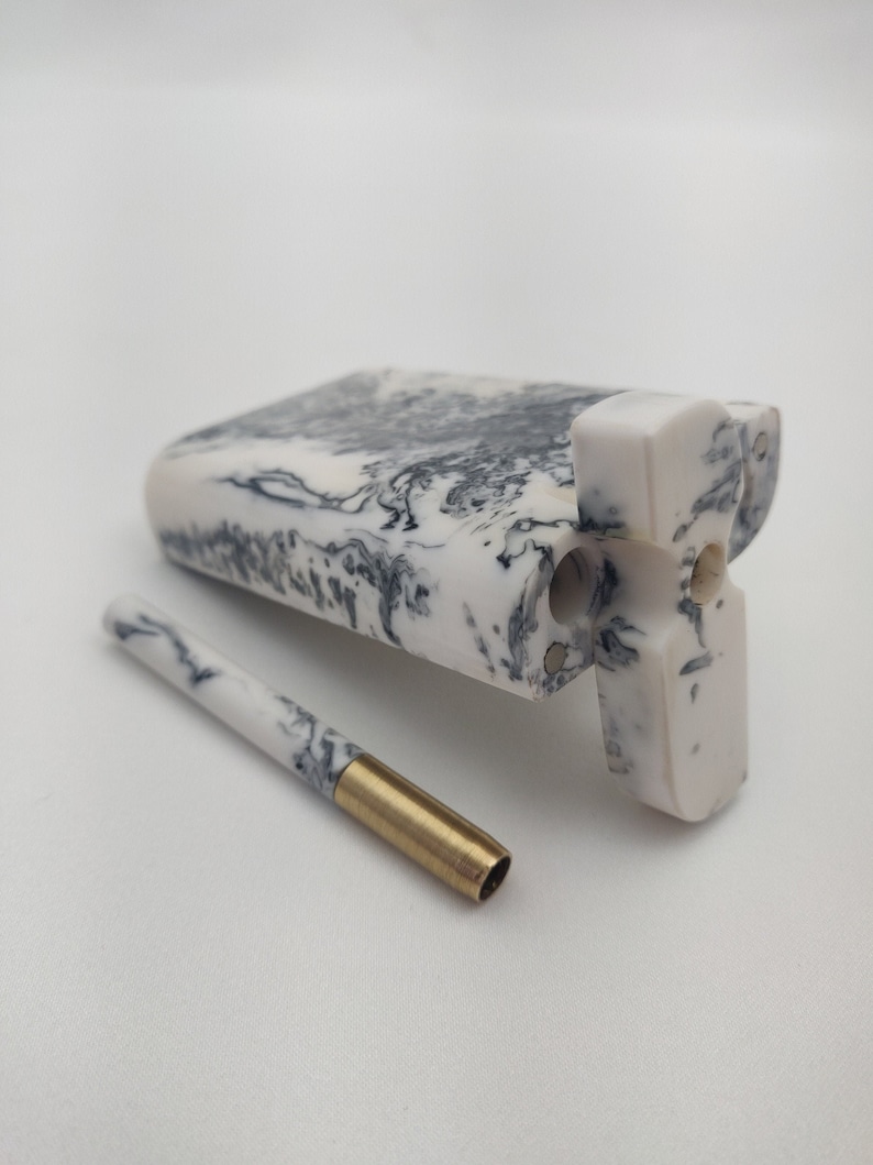 Acrylic White One Hitter Dugout Stash Box Magnetic Lid - Etsy