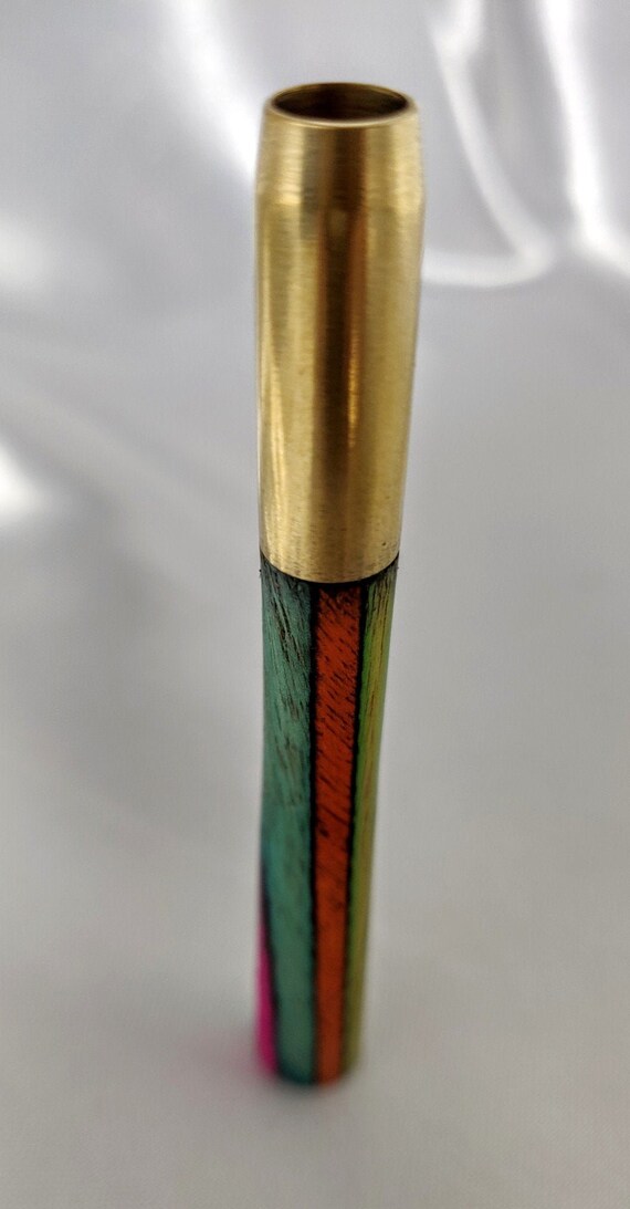 Collectibles Pipes Engraved Baby Yoda Rainbow Poplar Wood Dugout Stash ...