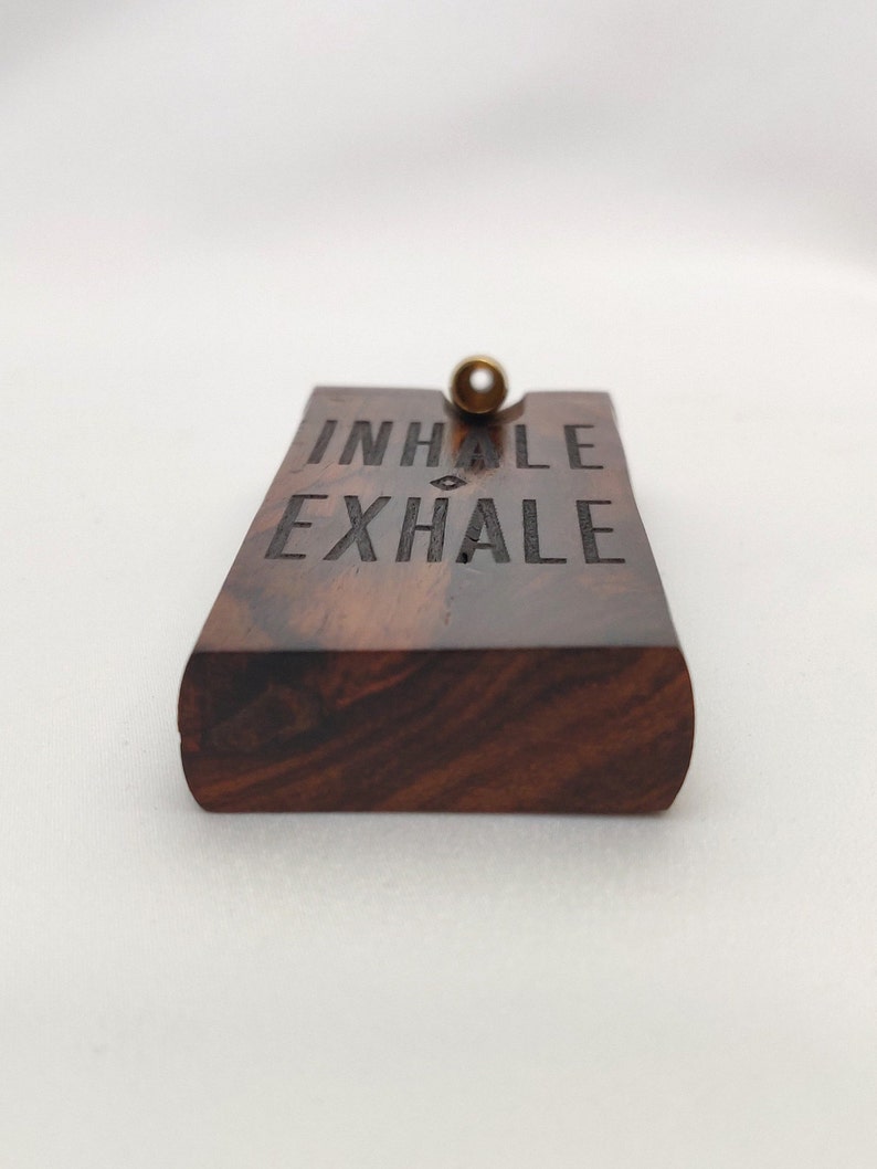 One Hitter Dugout Stash Box Rosewood Inhale Exhale 4 - Etsy