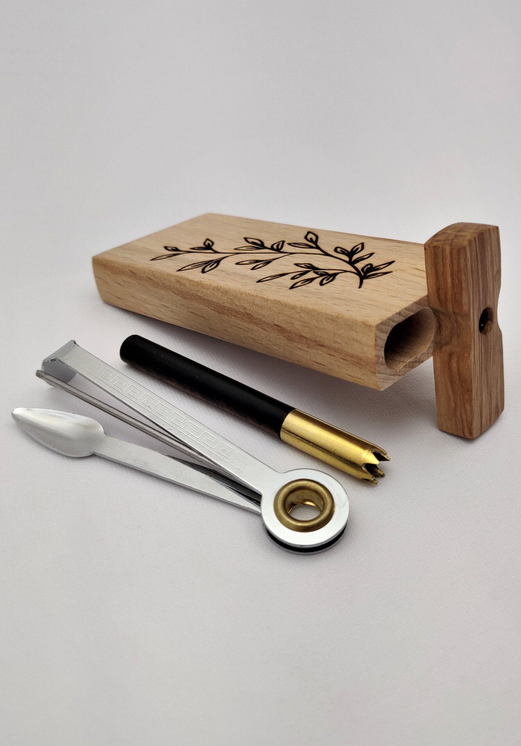 Leaf One Hitter Wooden Dugout Stash Box, Brass Bat W/ Wood Adornment ...