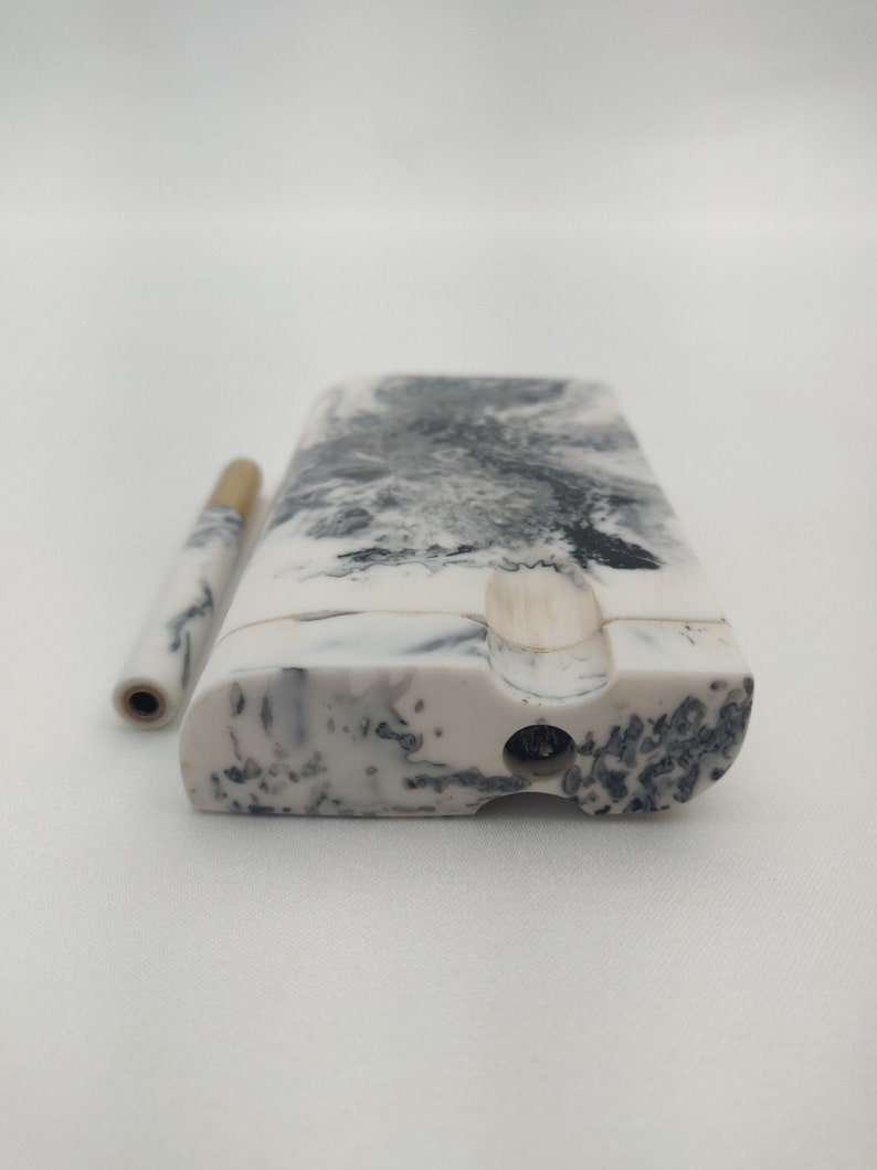 Acrylic White One Hitter Dugout Stash Box Magnetic Lid - Etsy