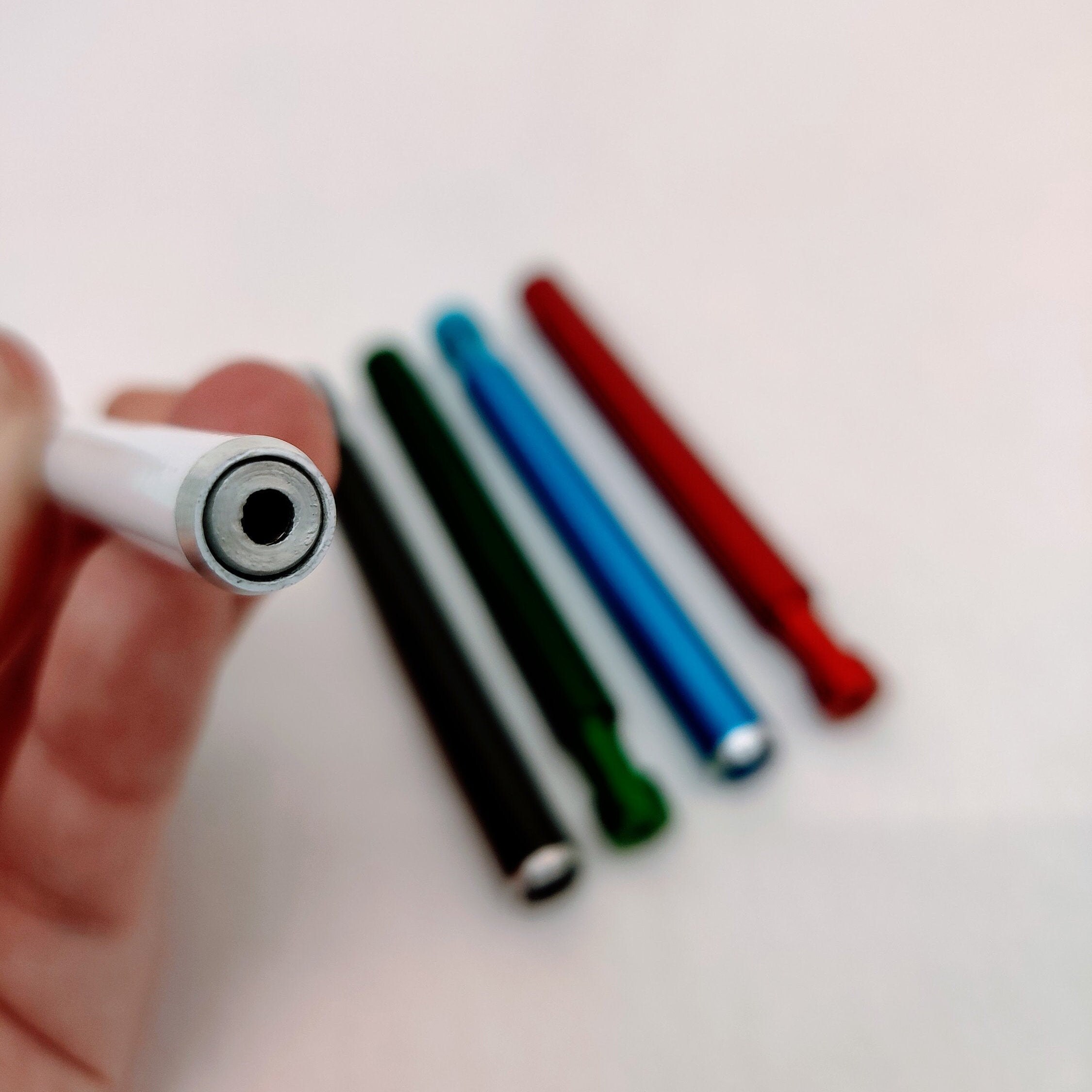 5PK 3 Push To Clean One-Hitter Pipes Cigarette One | Etsy