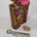 Large Rainbow Dugout Stash Box 4in W/ 2 Brass One Hitter Bats W ...