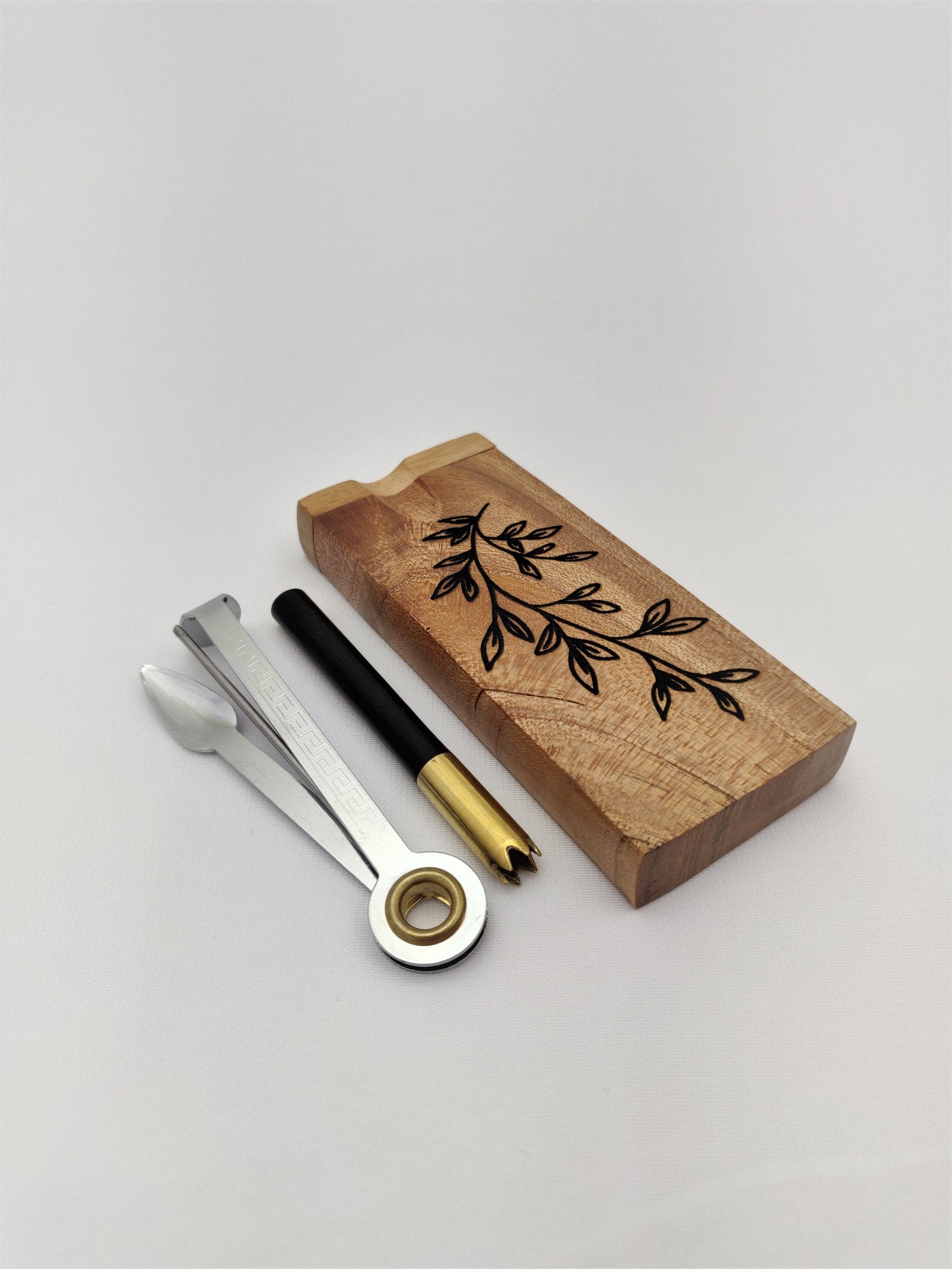 Leaf One Hitter Wooden Dugout Stash Box Brass Bat W/ Wood - Etsy