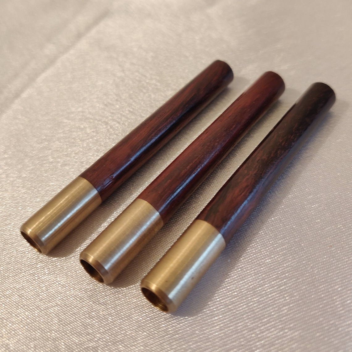 Rosewood & Brass One Hitters Hand Made Pipe 3 Brass - Etsy