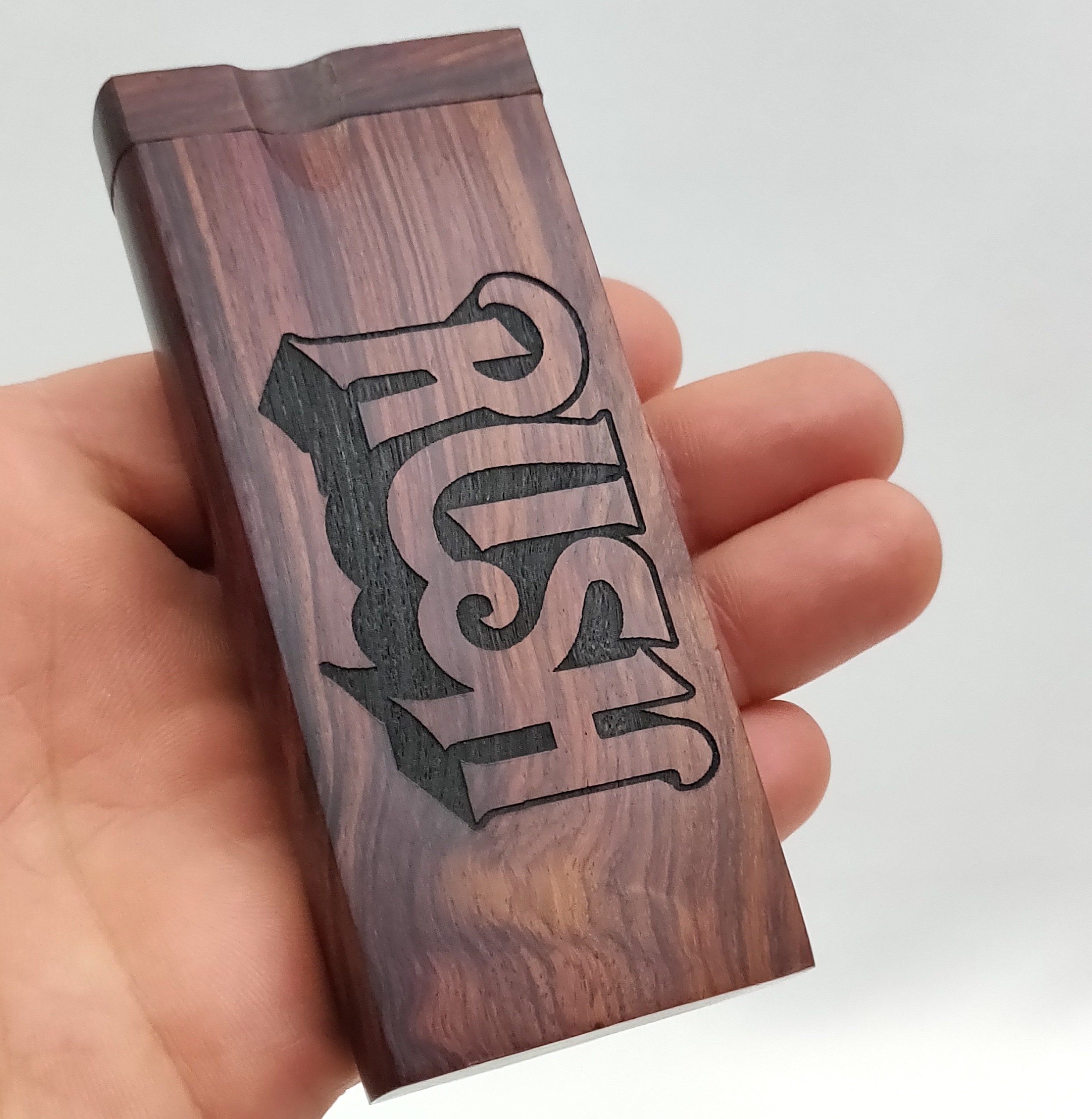 Rush Rosewood 4 Dugout Stash Box 2 3 Brass One - Etsy