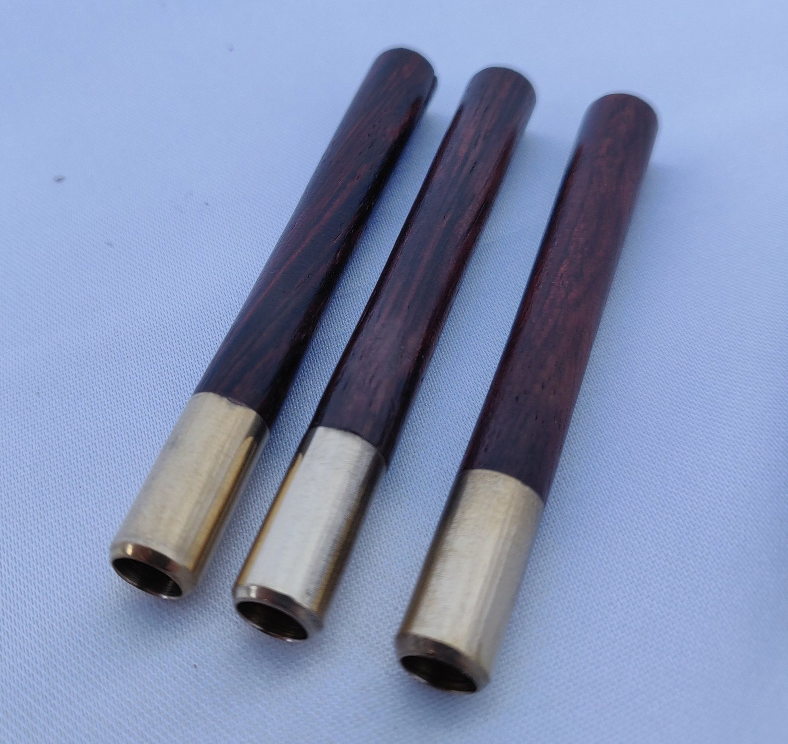 Rosewood & Brass One Hitters Hand Made Pipe 3 Brass - Etsy