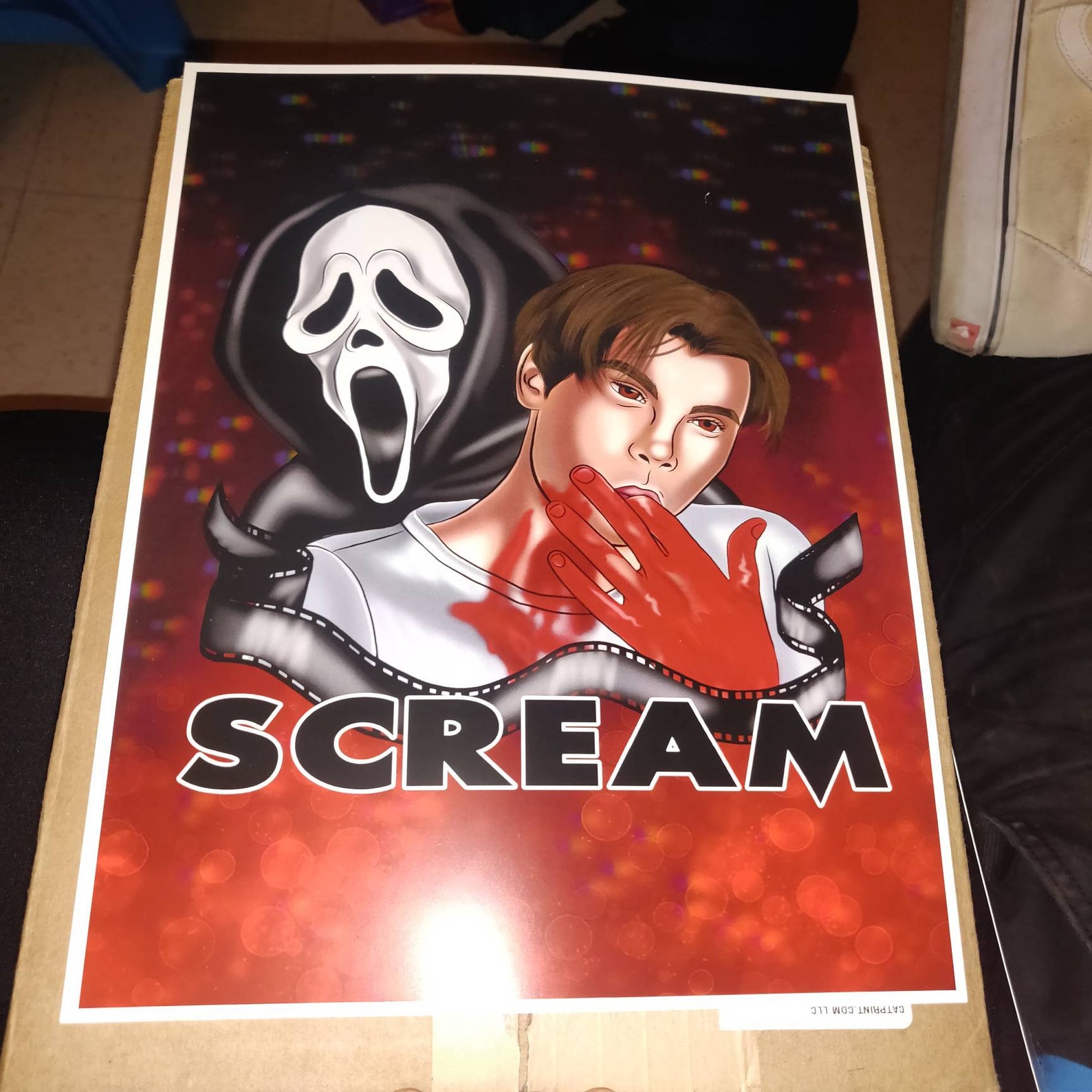 Scream Ghostface Billy Loomis art print 8x11.5 | Etsy