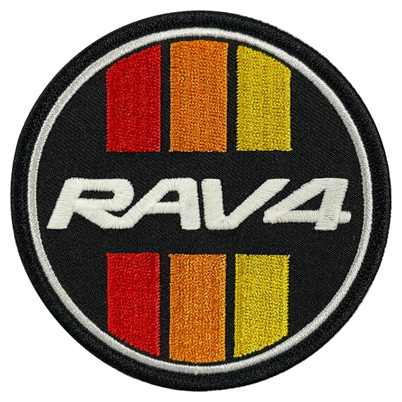 Toyota RAV4 Retro Circle Embroidered Patch - Etsy
