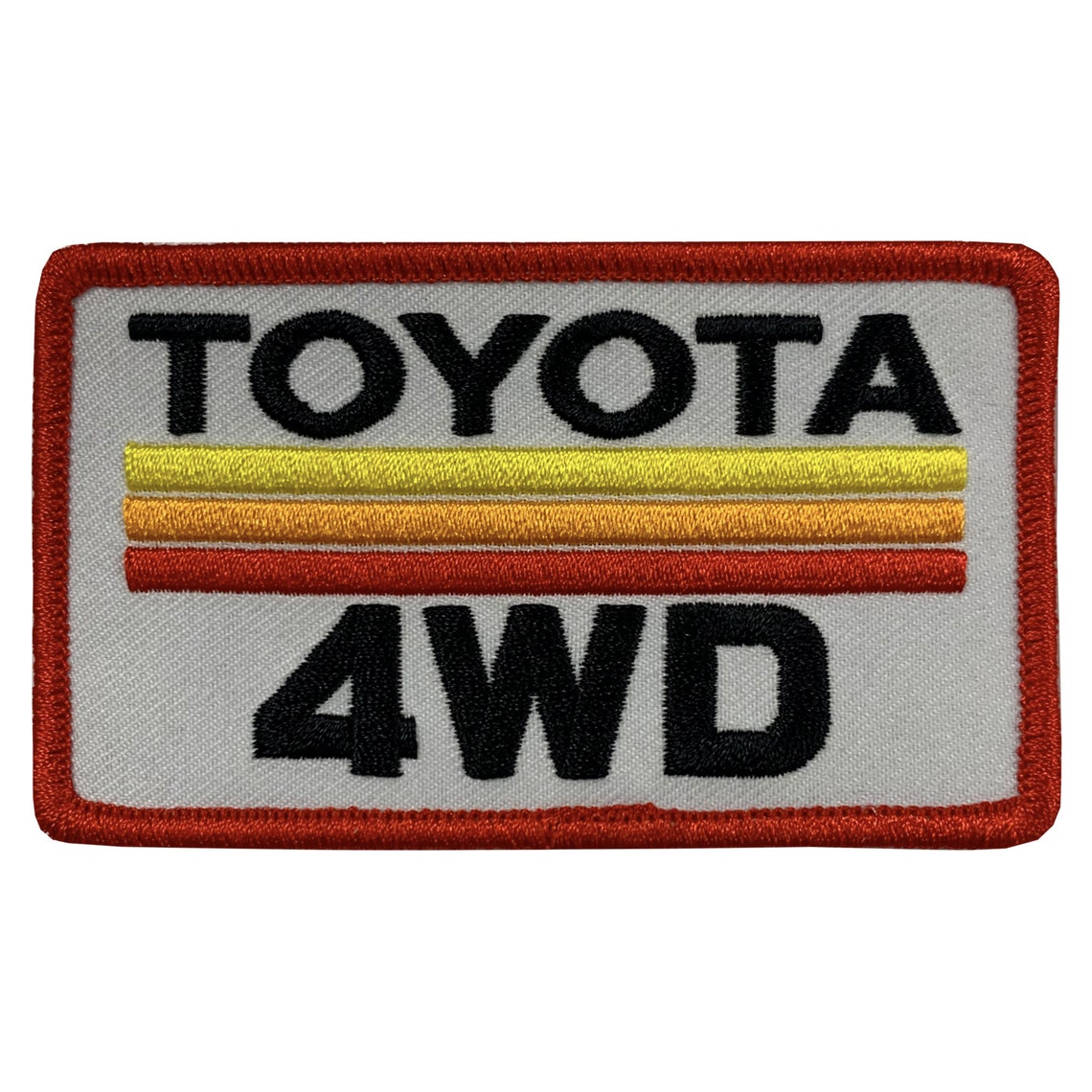 Toyota 4WD Retro Embroidered Patch - Etsy