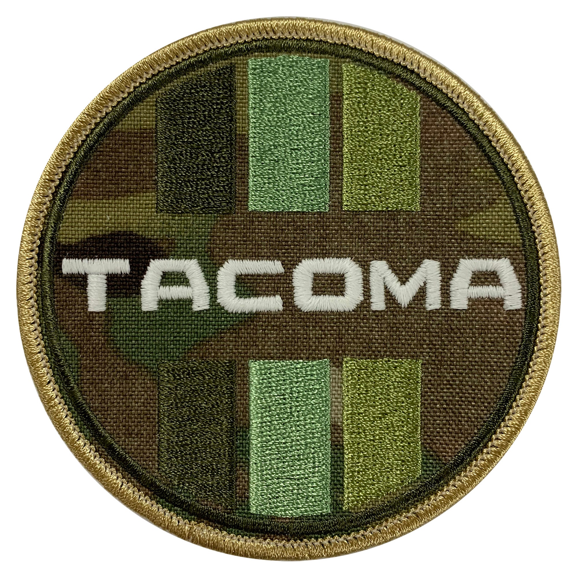 Toyota Tacoma Camo Circle Embroidered Patch | Etsy