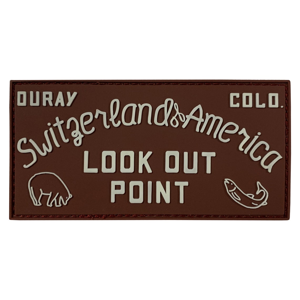 Ouray Look Out Point Sign PVC Patch - Etsy