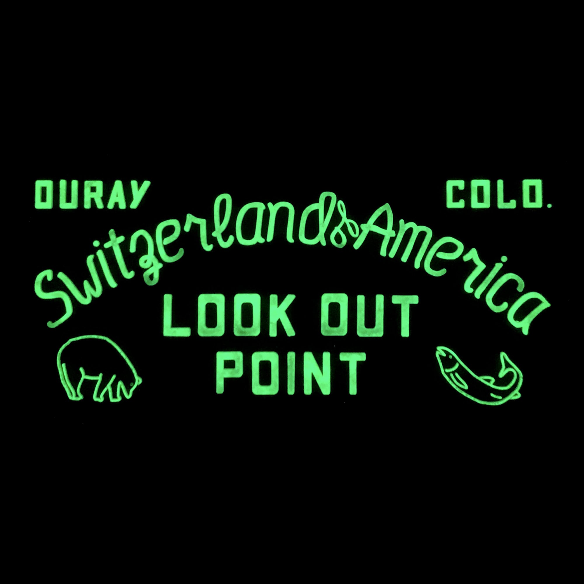 Ouray Look Out Point Sign PVC Patch - Etsy