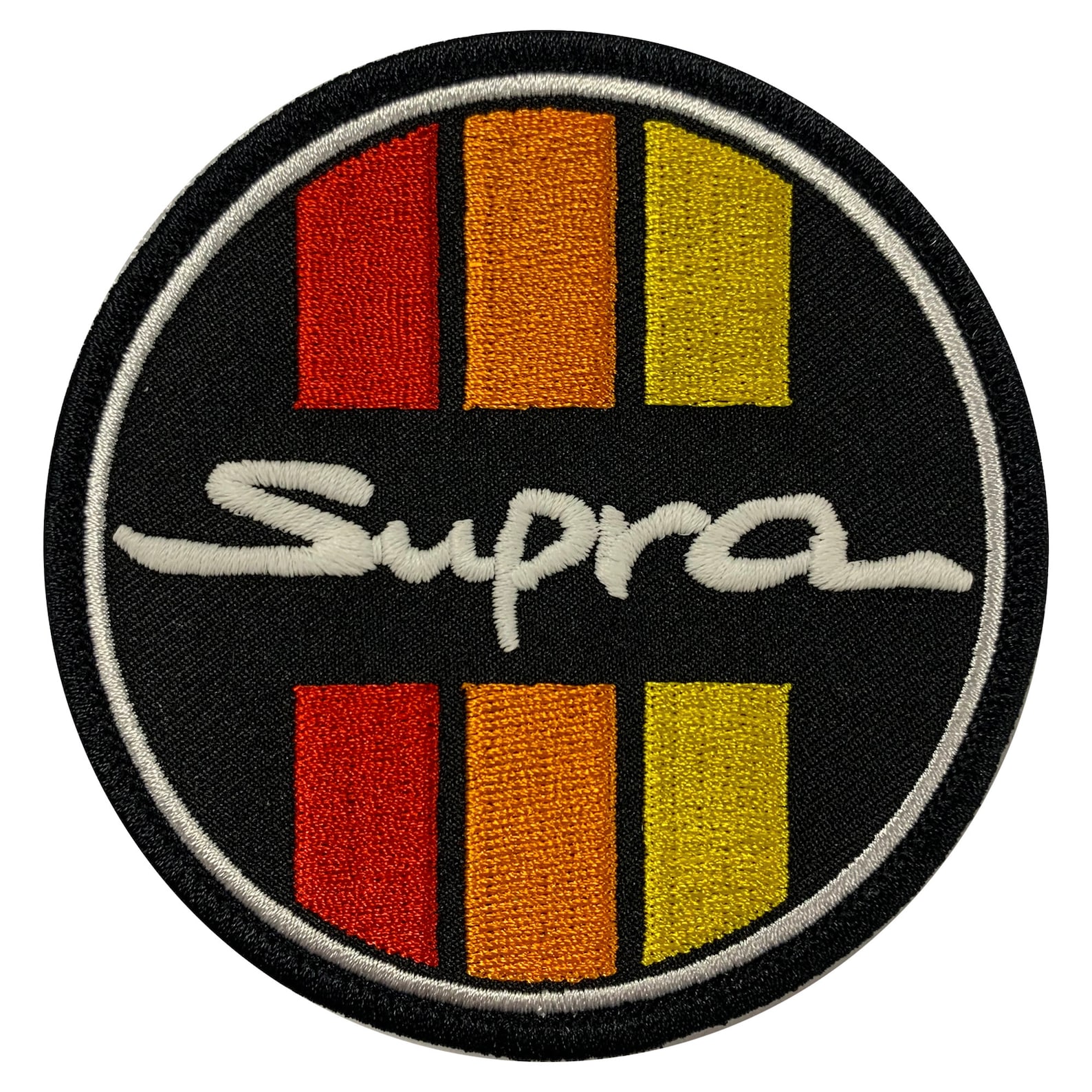 Toyota Supra Retro Circle Embroidered Patch - Etsy