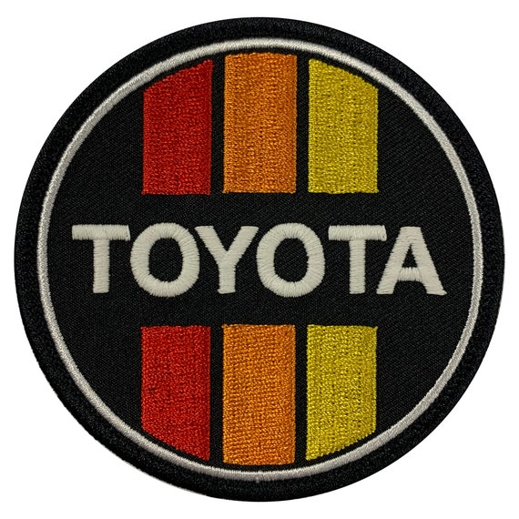 Toyota Retro Circle Embroidered Patch | Etsy