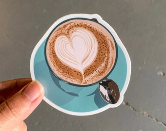 Latte Car Decal - Etsy