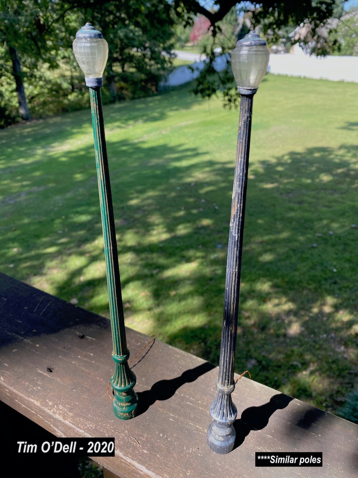 Miniature Street Lamp With Working Light for 1:12 Scale - Etsy