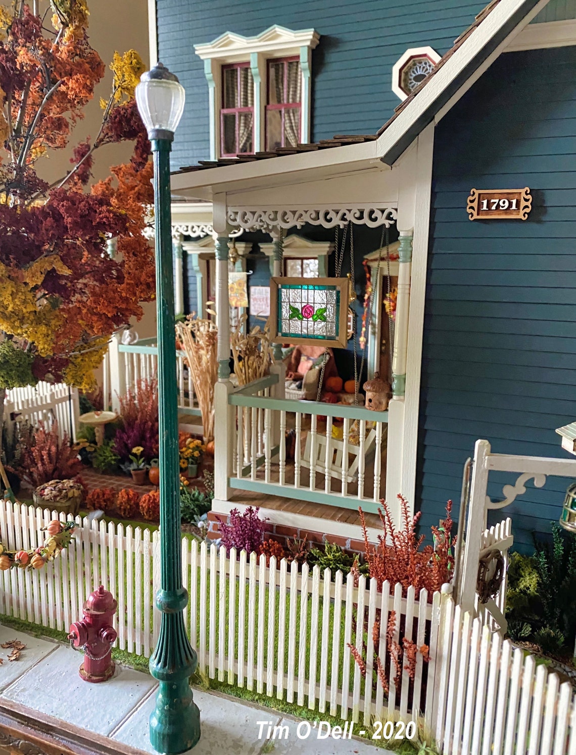 Miniature Street Lamp With Working Light for 1:12 Scale - Etsy