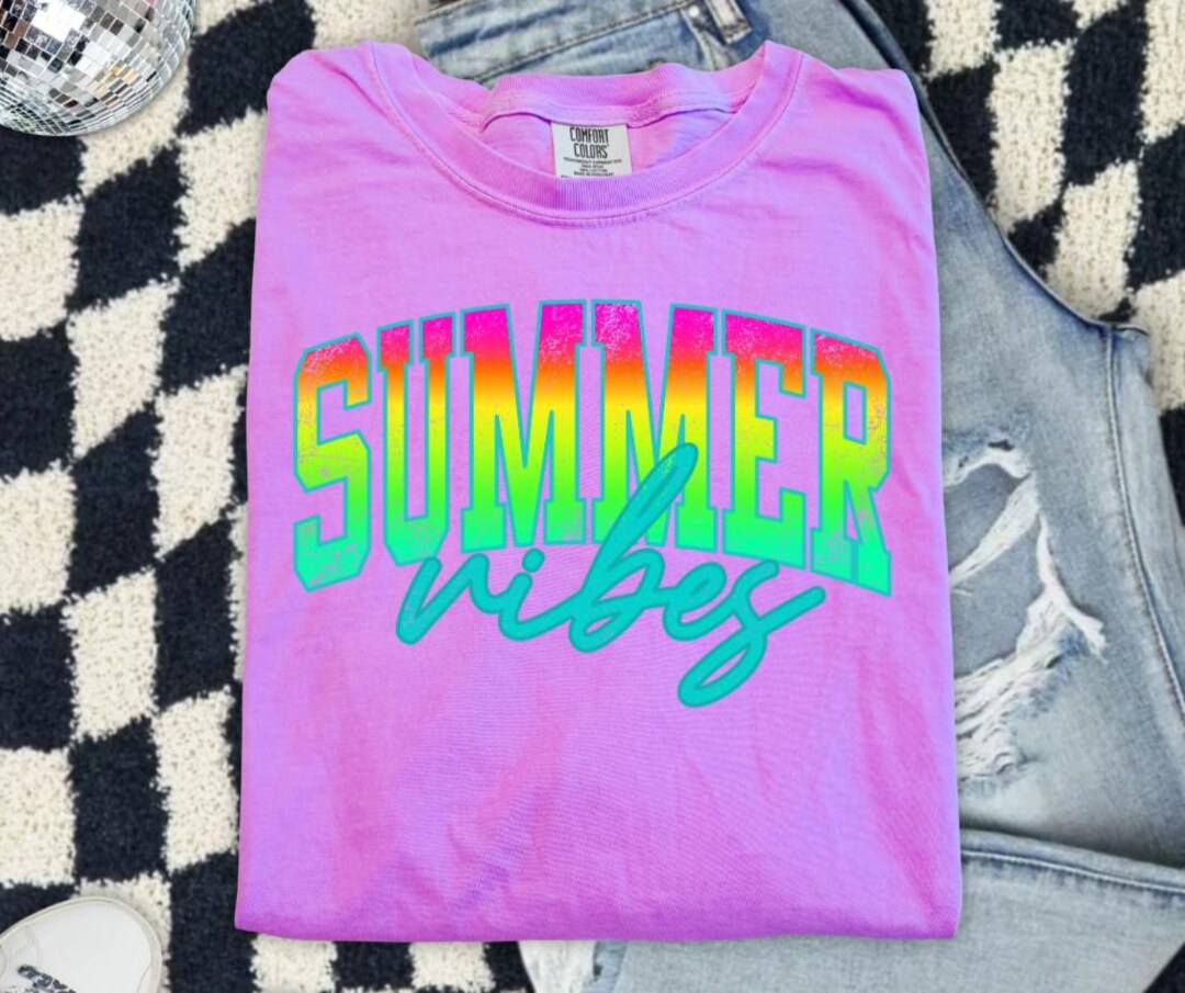 Summer Vibes Comfort Colors T-shirt - Etsy