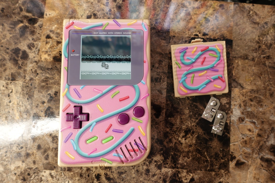 Q5 IPS Modded DMG Game Boy With USB C Rechargeable Battery and Pastry ...