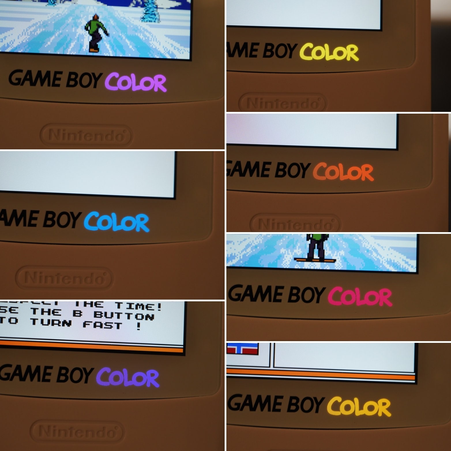 Game Boy Color Laminated IPS, White. - Etsy