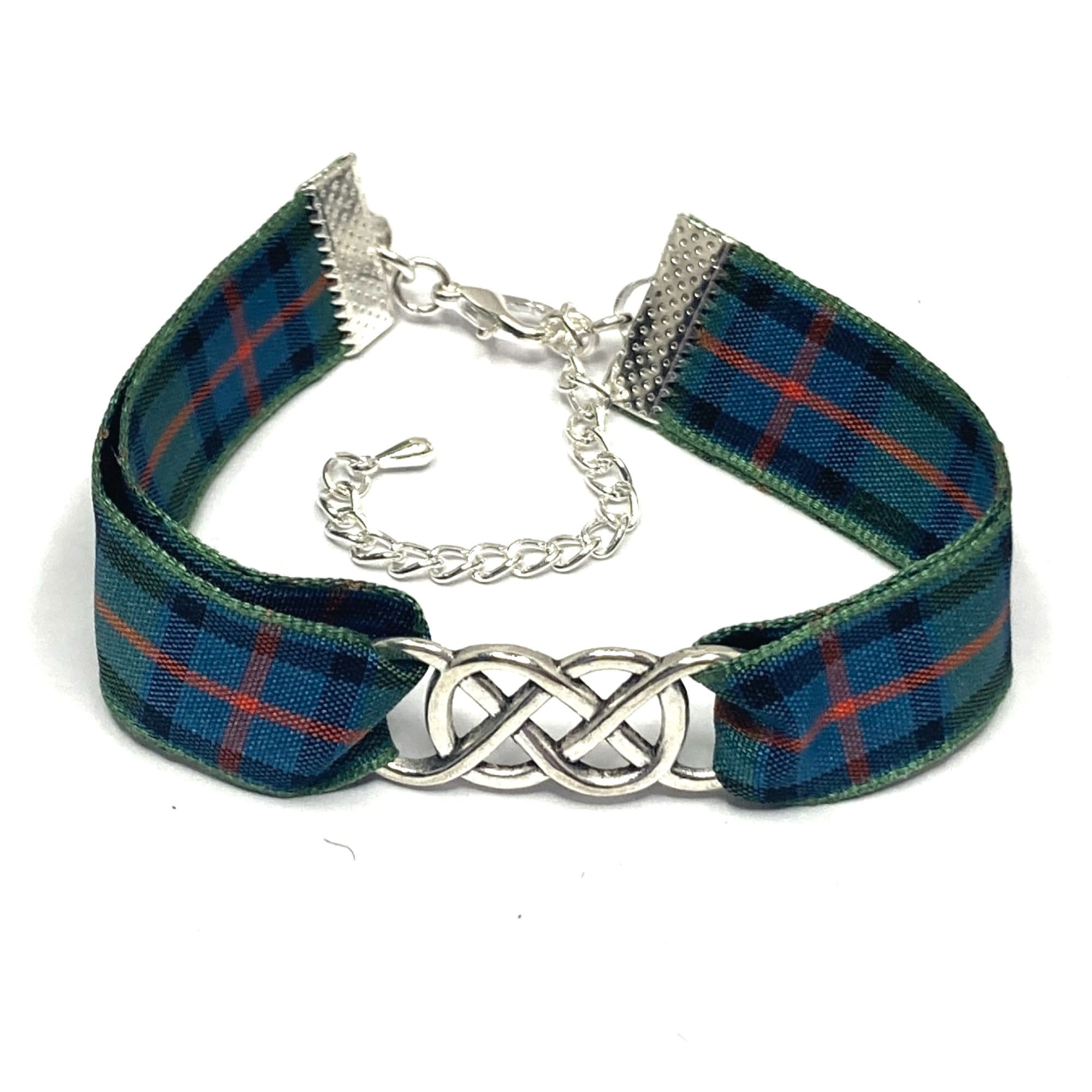 Flower of Scotland Bracelet Scottish Tartan With Celtic or Infinity ...