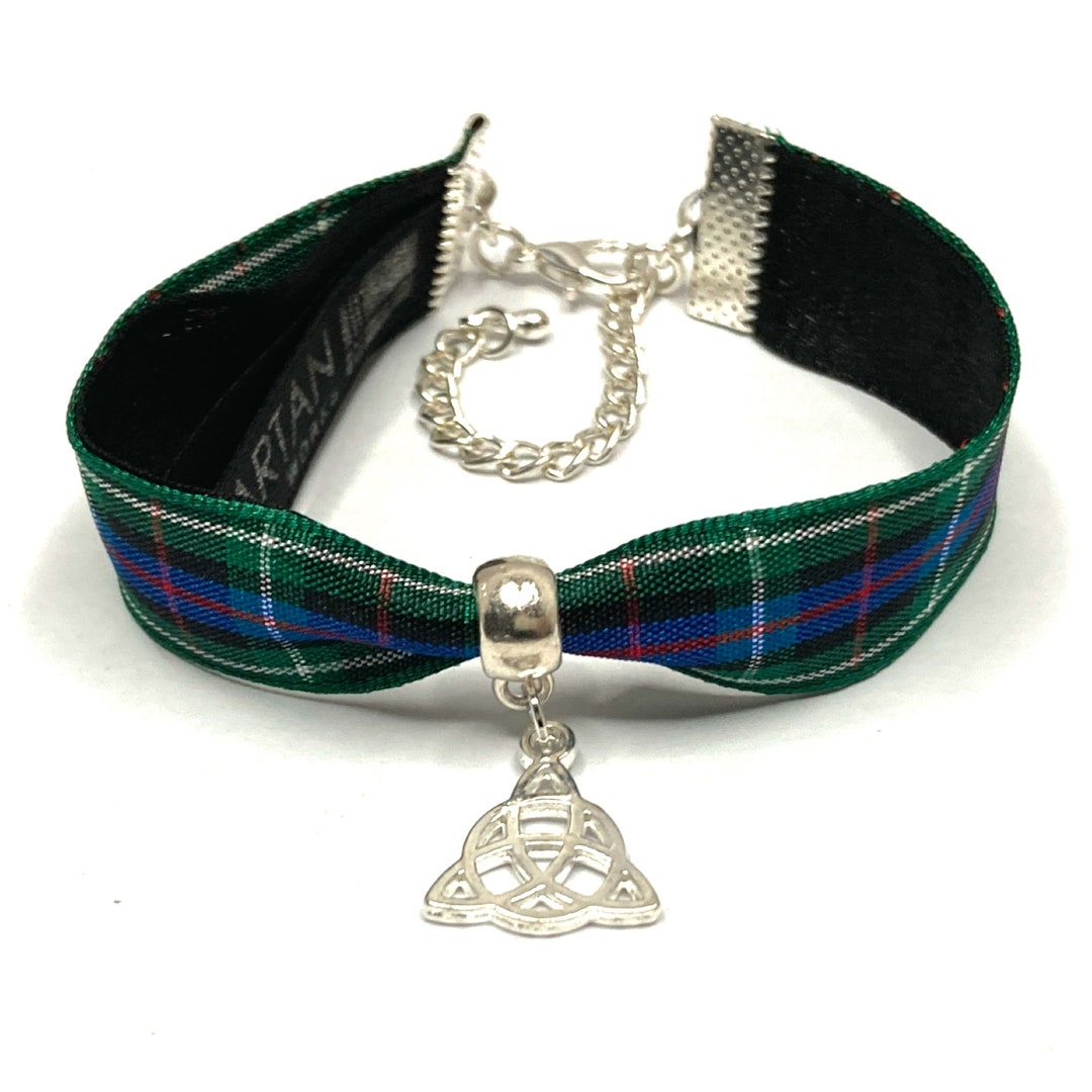 Mackenzie Bracelet Scottish Tartan Celtic Knot/thistle/heart/infinity ...