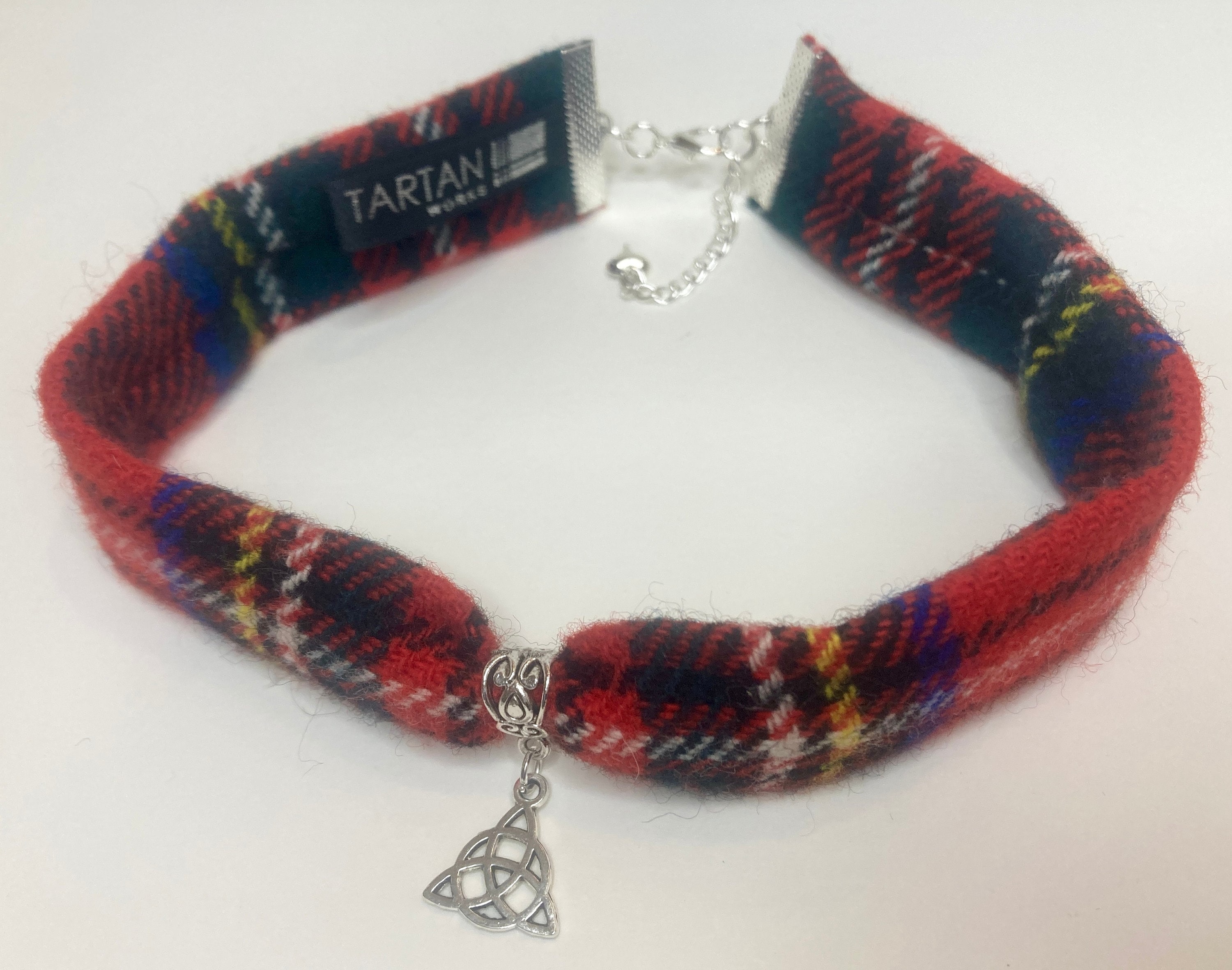 Jewels Royal Tartan Choker Kids Checkered Clown Choker Necklace