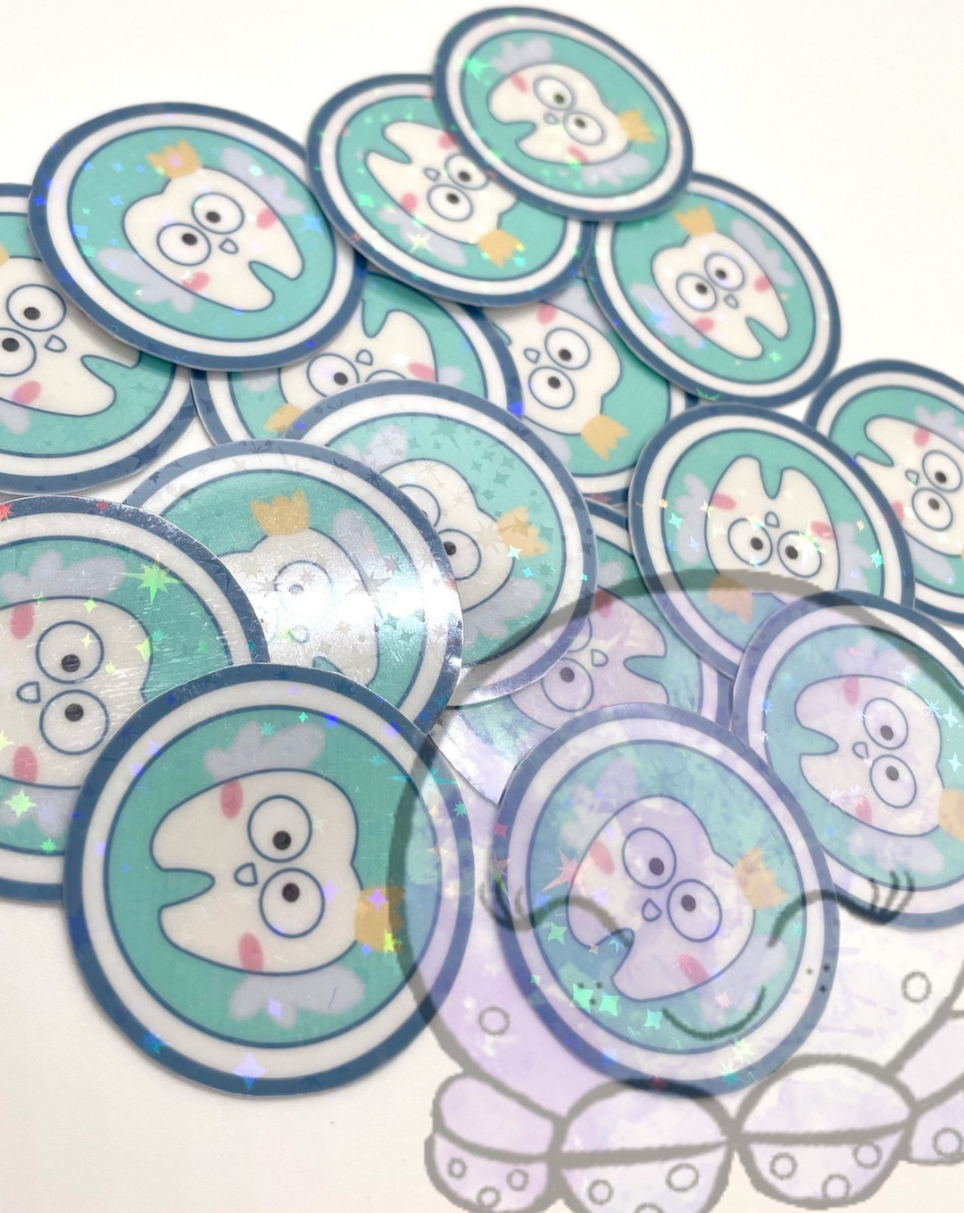 Tooth Fairy Transparent Stickers 2 Sizes READY TO SHIP Option - Etsy