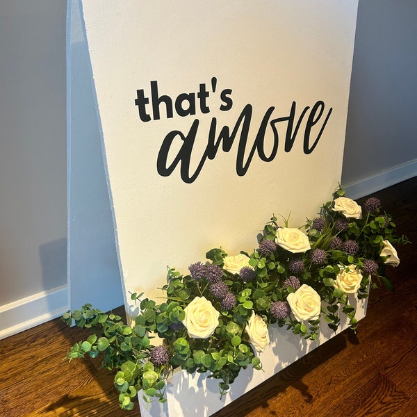 Flower Box Wedding Welcome Sign - Etsy