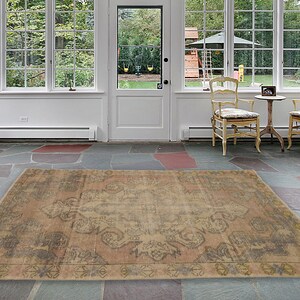 Muted Pink Rug, Handmade Area Rug, Living Room Rug, Ethnic Rug, Bedroom ...