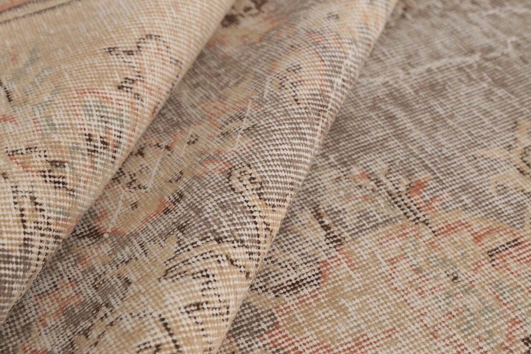 Vintage Rug, Large Rug, Faded Rug, Muted Rug, Turkish Rug, Handmade Rug ...