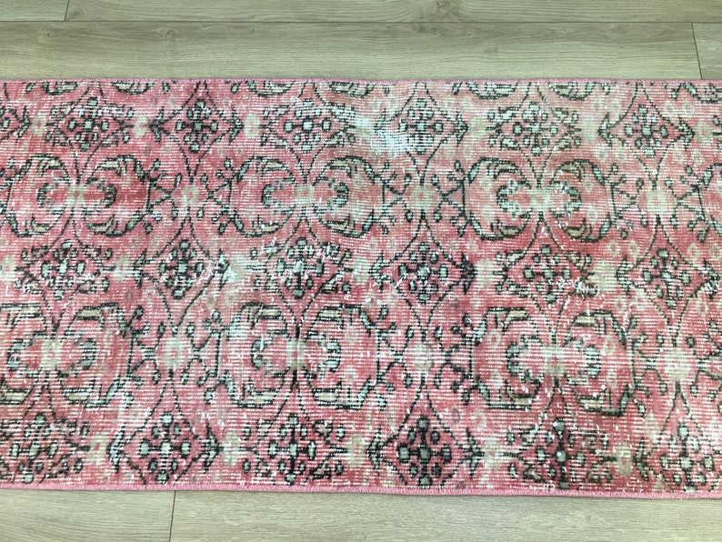 Muted Pink Rug Small Turkish Rug Bohemian Rug Wool Rug | Etsy