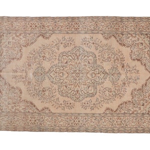 Large Rug, Turkish Rug, Vintage Area Rug, Floral Rug, Bordered Rug ...